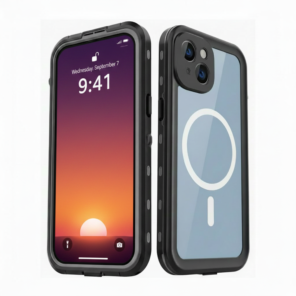 iPhone 15 Waterproof Shockproof Case | Redpepper Cover – techplus