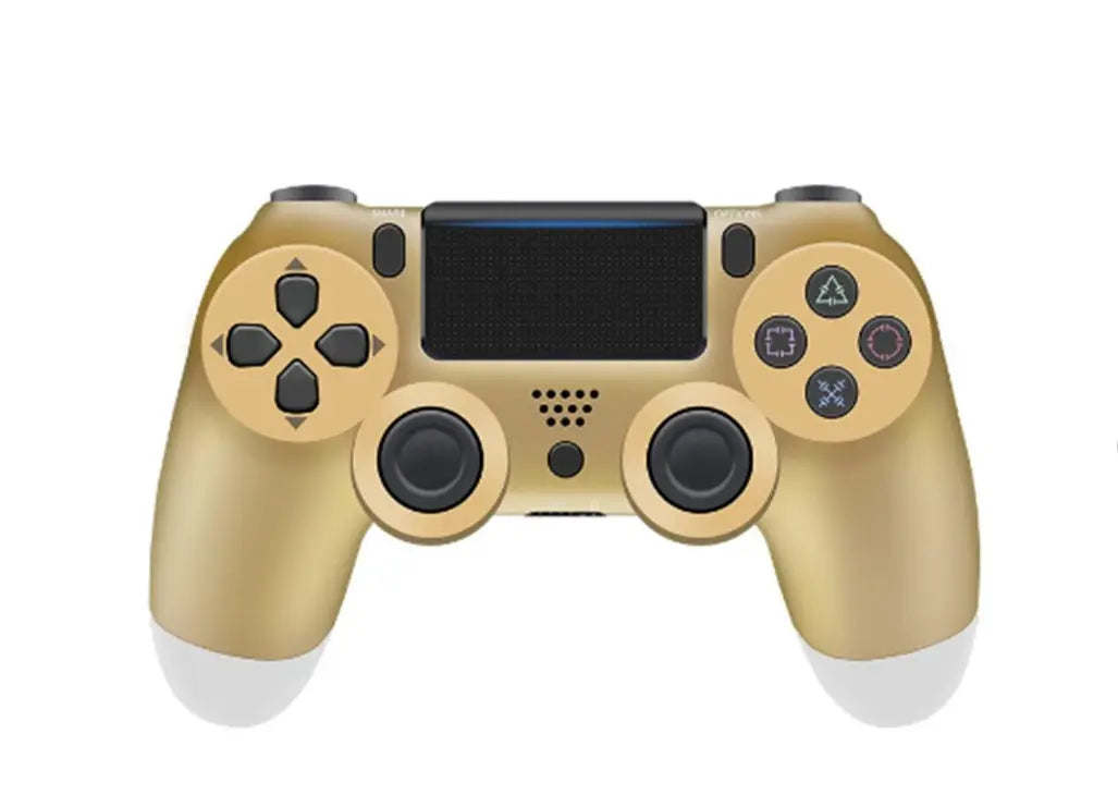Premium Wireless PS4 Controller - Gold Bluetooth Gamepad – techplus